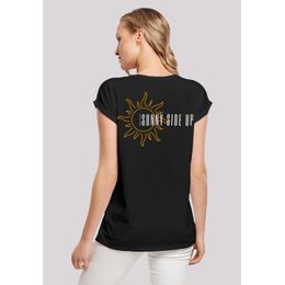 F4NT4STIC Damen T-Shirt "Sunny side up", schwarz, Gr. 4XL, Obermaterial: 100% Baumwolle, Shirts, Print