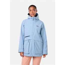 KARI TRAA Damen Skijacke "THERESE", blau, Gr. XS, unifarben, 90% Polyamid, 10% Elasthan, Jacken, mit 10.000 mm Wassers&auml;ule