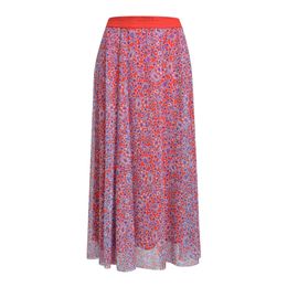 Smith & Soul SMITH & SOUL Damen Meshrock, bunt, Gr. M, gemustert, Web, Obermaterial: 92% Polyester, 8% Elasthan, R&ouml;cke, in Midi-L&auml;nge mit elastischem Taillenbund