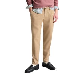 Marc O'Polo Herren Chinohose "aus Bio-Baumwoll-Mix"frosty sand, Gr. S, MARC O'POLO DENIM, unifarben, Obermaterial: 97% Baumwolle, 3% Elasthan, Hosen