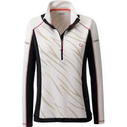 LPO Damen Funktionsshirt "Da-Funktionsshirt Katalin", wei&szlig;, Gr. 46, Jersey, 98% Polyester. 2% Elasthan, Shirts, Bedrucktes Vorderteil