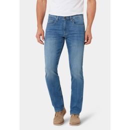 Stooker Men Herren 5-Pocket-Hose "Frisco Denim Straight Fit Jeans", blau, Gr. 40, Twill, 98% Baumwolle, 2% Elasthan, Hosen, Straight Fit Casual Clean