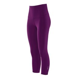 WINSHAPE Damen Leggings "7/8-Tights HWL317C", lila, Gr. XL, 85% Polyester, 15% Elasthan, Hosen, mit V-Shape Applikation und Core-Bund