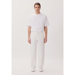 Herren 5-Pocket-Hose "Studio", wei&szlig;, Gr. 32, STUDIO SEIDENSTICKER, unifarben, 100% Baumwolle, Hosen