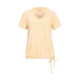 Killtec Damen T-Shirt "WMN TSHRT F"pfirsich, Gr. 42, Obermaterial: 94% Polyester, 6% Elasthan, Shirts, Gestreiftes, schnelltrocknendes Funktionsshirt