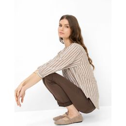 5-Pocket-Hose Brax "Style MARY", Damen, Gr. 42, Normalgr&ouml;&szlig;en, braun (dunkelbraun), Web, 78% Baumwolle, 19% Lyocell, 3% Elasthan, Hosen 5-Pocket-Hose