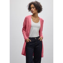 Street One Damen Strickjacke, rosa, Gr. 36, unifarben, Stoff, 70% Viskose, 30% Nylon, Strickjacken, aus softer Viskose