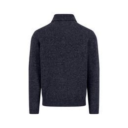 Fynch-Hatton Herren Rollkragenpullovernavy, Gr. XXL, meliert, Strick, Obermaterial: 65% Wolle, 30% Nylon, 5% Alpaka, Pullover, im Strick-Look meliert