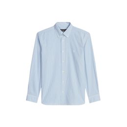 Marc O'Polo MARC O'POLO Herren Streifenhemdmulti, blau dawn, Gr. S, gestreift, Web, Obermaterial: 100% Baumwolle, Hemden, regular Fit, Bio-Baumwolle,
