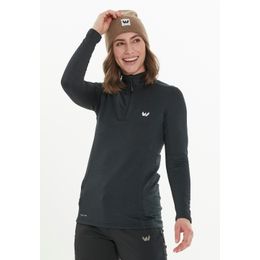 WHISTLER Damen Langarmshirt "Juice", schwarz, Gr. 44, unifarben, 98% Polyester, 2% Elasthan, Shirts, mit praktischer Quick Dry-Funktion