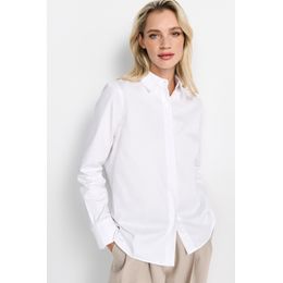 RICHROYAL Damen Klassische Bluse, wei&szlig;, Gr. 42, Web, Obermaterial: 100% Baumwolle, Blusen, Mit Markenlabel am R&uuml;cken