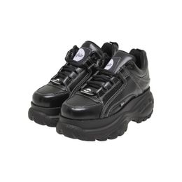 Trainingsschuh Buffalo "Buffalo 1339-14 - VEGAN BOX", Damen, Gr. 41, schwarz, Kunstfaser, unifarben, Schuhe