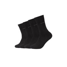 Camano Herren Socken "ca-soft", Gr. 35, schwarz, Baumwollmischung, unifarben, Socken, mit leichter Polsterung