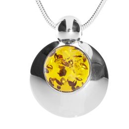 OSTSEE-SCHMUCK Damen Kette mit Anh&auml;nger "- Skyla - Silber 925/000 - Bernstein", 50, Silber 925 (Sterlingsilber), silber, Silber 925 (Sterlingsilber),