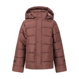 ZIGZAG Jungen Outdoorjacke "Lusano", braun, Gr. 104, unifarben, 100% Polyester, Jacken, mit reflektierenden Elementen