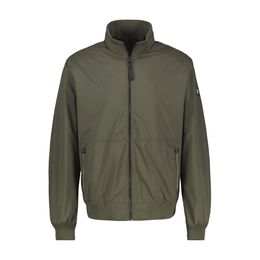 Lerros Herren Blouson, gr&uuml;n, Gr. XXL, unifarben, Web, Obermaterial: 100% Polyester, Jacken, mit Stehkragen und Rei&szlig;verschluss