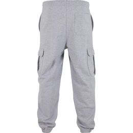 Urban Classics Herren Jogginghose "Urban Classics 90&lsquo;s Cargo Sweatpants", grau, Gr. S, unifarben, 80% Baumwolle, 20% Polyester, Hosen