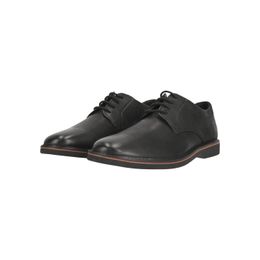 Clarks Herren Schn&uuml;rschuh "Atticus LTLace", Gr. 44, schwarz, Leder, Schuhe, mit weichem Fu&szlig;bett aus recyceltem Material