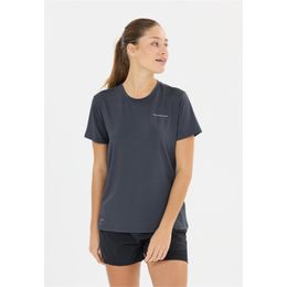 Endurance Damen T-Shirt "Yonan V2", grau, Gr. 46, unifarben, 92% Polyester, 8% Elasthan, Shirts, mit atmungsaktiver Quick-Dry-Funktion