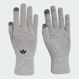 adidas originals Fingerhandschuhe 'Adicolor' Herren Gr&ouml;&szlig;e S graumeliert / schwarz