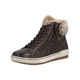 Remonte Damen Sneaker "Remonte Sneaker Leder/Textil", Gr. 40dunkelbraun, Leder, Textil, Schuhe