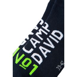 CAMP DAVID Herren Sneakersocken, Gr. 39blau navy, Material: 74% Baumwolle, 25% Polyamid, 1% Elasthan, Socken