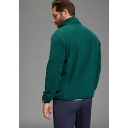 MAN'S WORLD MAN'S WORLD Herren Fleecejackegr&uuml;n, Gr. XL, unifarben, Fleece, Obermaterial: 100% Polyester, Jacken, f&uuml;r die &Uuml;bergangszeit, aus Fleece, casual Look,