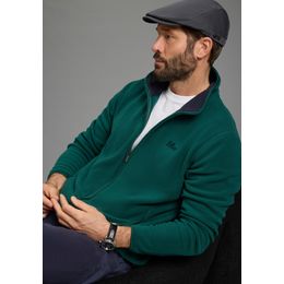 MAN'S WORLD MAN'S WORLD Herren Fleecejackegr&uuml;n, Gr. XL, unifarben, Fleece, Obermaterial: 100% Polyester, Jacken, f&uuml;r die &Uuml;bergangszeit, aus Fleece, casual Look,
