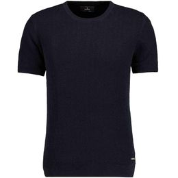 Ragman Herren Rundhalspullover, schwarz, Gr. L, Strick, 100% Baumwolle, Pullover