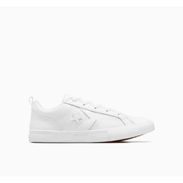 Converse M&auml;dchen Sneaker "PRO BLAZE STRAP LEATHER", Gr. 39, wei&szlig;, Leder, Schuhe