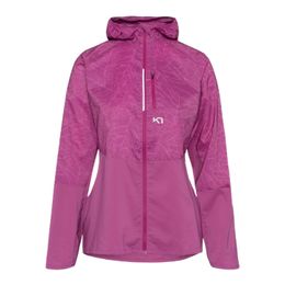 KARI TRAA Damen Laufjacke "Vilde", rot, Gr. L, 92% Polyester, 8% Elasthan, Jacken, mit wasserbest&auml;ndigem Material
