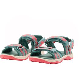 Jack Wolfskin M&auml;dchen Sandale "2 IN 1 SANDAL K", Gr. 29, gr&uuml;n, Synthetik, Textil, Schuhe