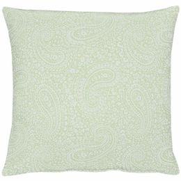 Dekokissen Apelt, B:39cm L:39cm, blau, Kunstfaser, Polyester, Dekokissen_Sitzkissen_Kissenh&uuml;llen, "7907 Uni Paisley", Kissenh&uuml;lle mit F&uuml;llung, 1 St&uuml;ck