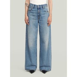 G-Star Raw G-STAR Damen 5-Pocket-Jeans "Skater High Loose Jeans", blau, Gr. 30, Obermaterial: 100% Baumwolle, Jeans