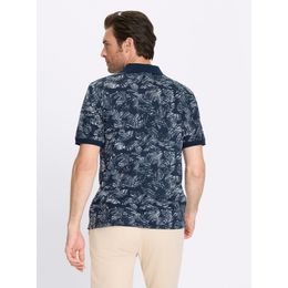 Catamaran Herren Poloshirt "Kurzarm-Shirt", blau, Gr. 44, gemustert, 100% Baumwolle, Shirts
