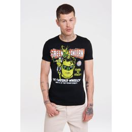 logoshirt Herren T-Shirt "DC - Green Lantern Power", schwarz, Gr. L, bedruckt, 100% Baumwolle, Shirts, mit Green Lantern-Print