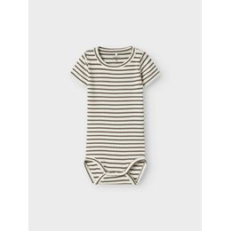 name it Jungen Kurzarmbody "NBNBANI SS BODY NOOS", Gr. 74bungee cord (blank), Jersey, Obermaterial: 57% Baumwolle, 38% Modal, 5% Elasthan, gestreift,