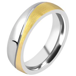 Adelia&acute;s ADELIA ́S Herren Fingerring "Herren Ring aus Edelstahl", 60, Edelstahlsilber, Edelstahl, Fingerringe