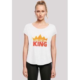 F4NT4STIC Damen T-Shirt "Disney K&ouml;nig der L&ouml;wen Movie Long Live The King", wei&szlig;, Gr. XL, Obermaterial: 100% Baumwolle, Shirts, Print