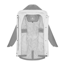 Navahoo Damen Kurzmantel "Xankaa", grau, Gr. XXL, Obermaterial: 100% Polyester. Futter: 100% Polyester, M&auml;ntel, Modischer Damen &Uuml;bergangsparka