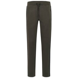 Bugatti Herren Sweathose, gr&uuml;n, Gr. XL, unifarben, 67% Baumwolle, 33% Polyester, Hosen, mit Leistentaschen