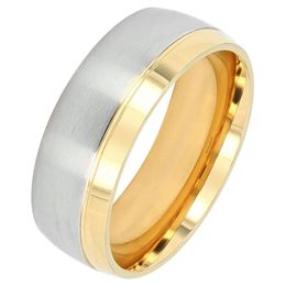 Adelia&acute;s ADELIA ́S Herren Fingerring "Herren Ring aus Edelstahl", 70, Edelstahlsilber, Edelstahl, Fingerringe