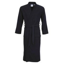 Unisex-Bademantel Carl Ross, blau, Baumwoll-Mix, Hausm&auml;ntel, "35100", besonders pflegeleicht
