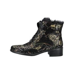 Laura Vita Damen Schn&uuml;rstiefelette "Laura Vita Stiefelette Leder", Gr. 37, schwarz, Leder, Schuhe
