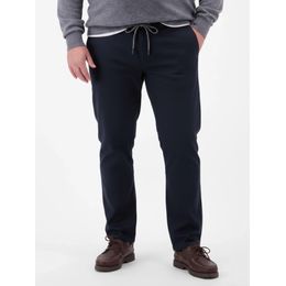 Lerros Herren Chinohose "Lerros Leichte Chino mit Kordelzug"blau night, Gr. 42, 54% Baumwolle, 43% Nylon, 3% Elasthan, Hosen