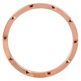 Adelia&acute;s ADELIA ́S Damen Fingerring "Damen Ring aus Edelstahl mit Strass Steinchen", 56, Edelstahl, rosa, Edelstahl, Fingerringe