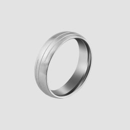 Adelia&acute;s ADELIA ́S Herren Fingerring "Herren Ring aus Edelstahl", 62, Edelstahl, silber, Edelstahl, Fingerringe
