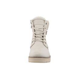 Tom Tailor Damen Stiefel "Tom Tailor Winter Boots", Gr. 39cream, Polyurethan, unifarben, Schuhe
