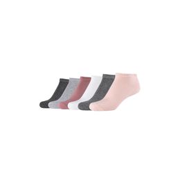 Mustang Damen Kurzsocken "casual", Gr. 35rosette, Baumwollmischung, Socken, mit elastischem Komfortbund
