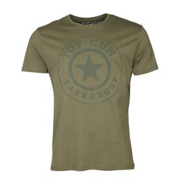 Top Gun Herren T-Shirt "TG20212110", gr&uuml;n, Gr. M, Obermaterial: 100% Baumwolle, Shirts